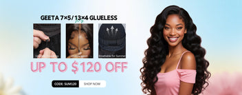 Geeta Hair 100% Virgin Human Hair Wig Glueless HD Lace Front Wig ...