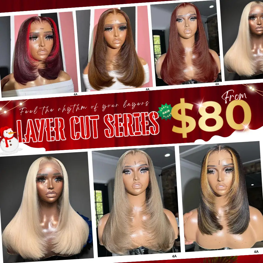 Geeta Hair 100% Virgin Human Hair Wig Glueless HD Lace Front Wig ...